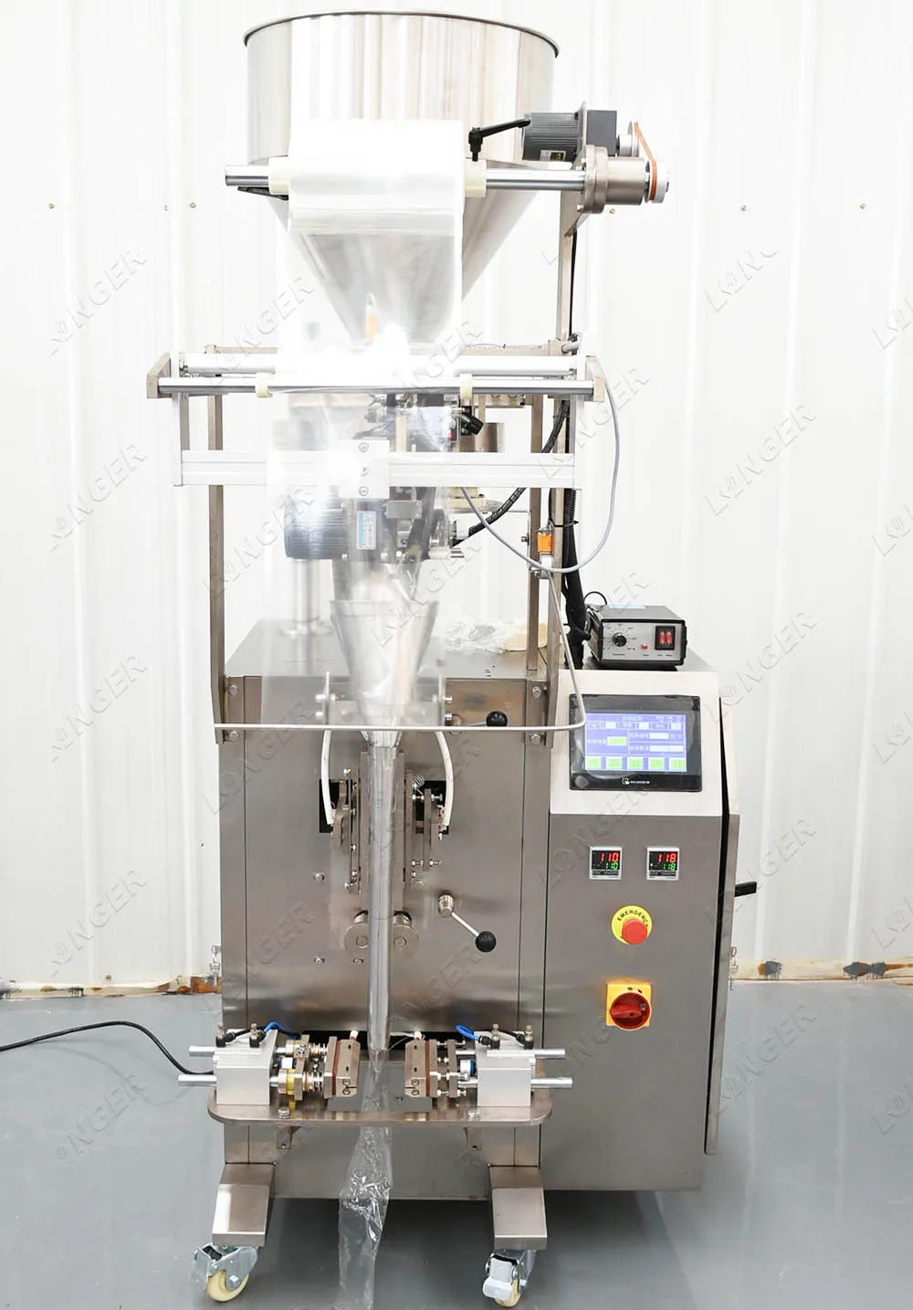 Vertical Automatic Popcorn Bag Filling Sealing Packing Printing ...