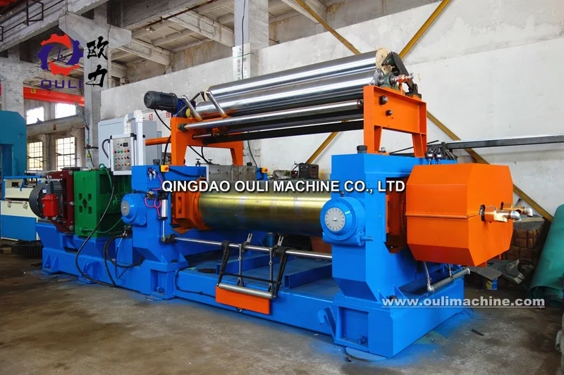China Top OEM open type two roll rubber mixing mill machine for rubber ...