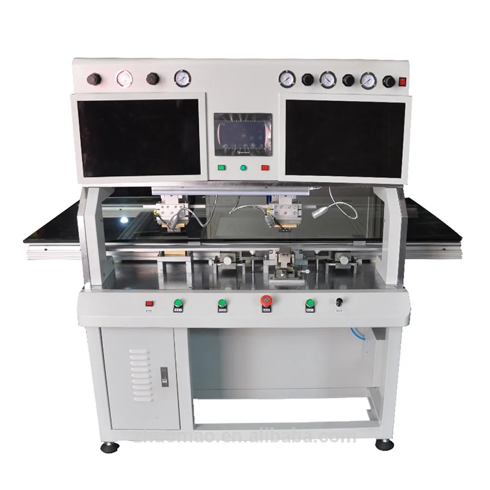Tab Cof Ic Bonding Machine Double Head Acf Bonding Machine For Lcd Led ...