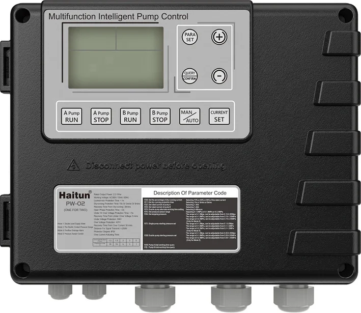 Smart Remote Control Box for Water Pump - Single Phase or Three Phase