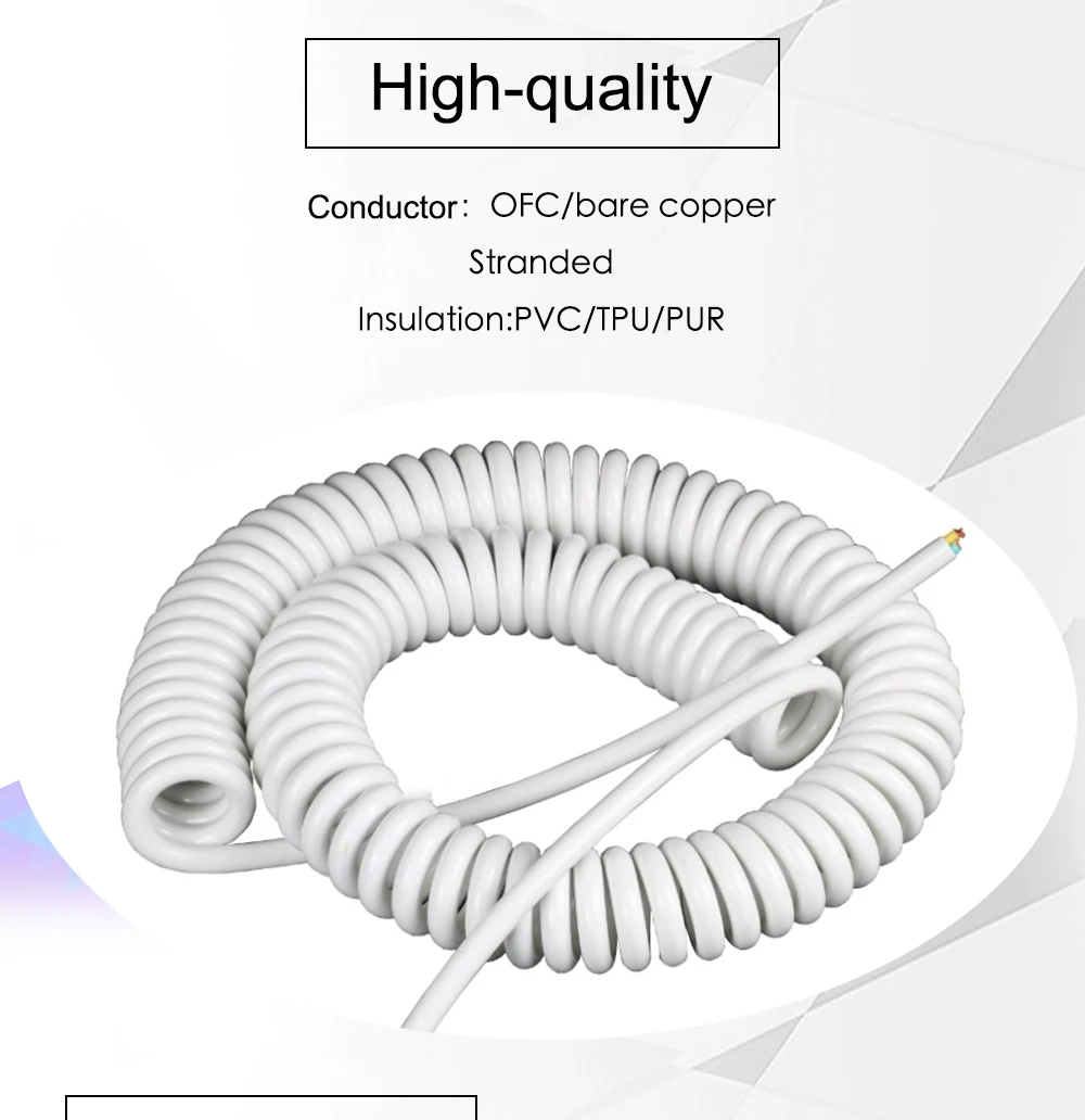 Spring Spiral Cable - CNC Handheld Encoder MPG Solutions