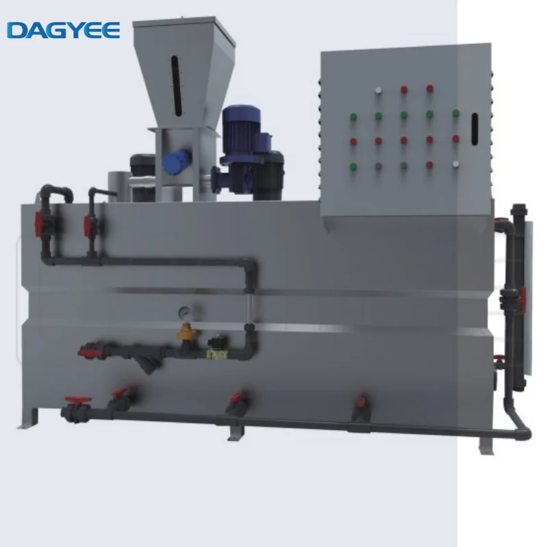 1000l Chemical Feeding Dosing Preparation Unit Polymer Dilution System ...
