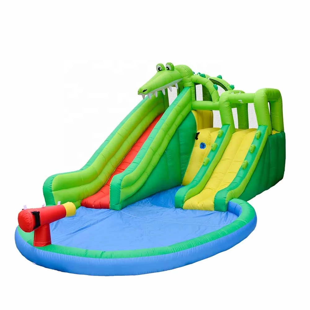 18ft Crocodile Water Slide Inflatable - Happy Hop Inflables
