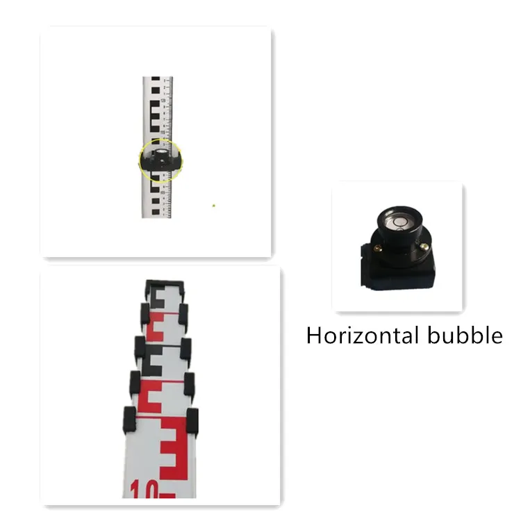 5m Telescopic Levelling Staff - Precision and Portability