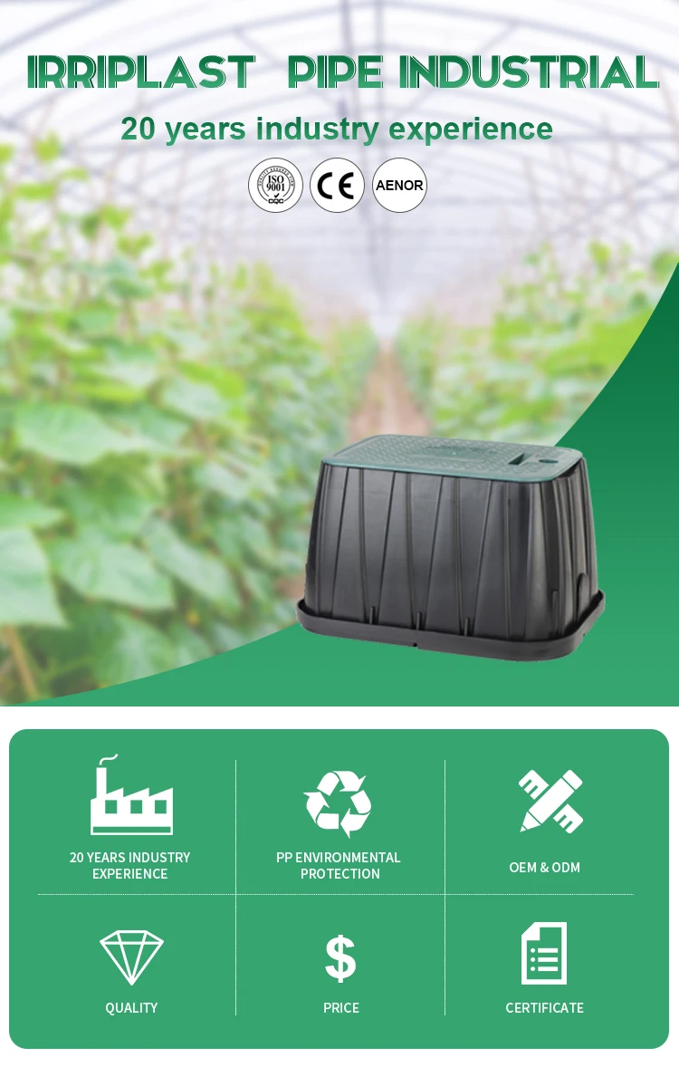 Irrigation Plastic Agricultural Mini Valve Insulation Box - Durable ...
