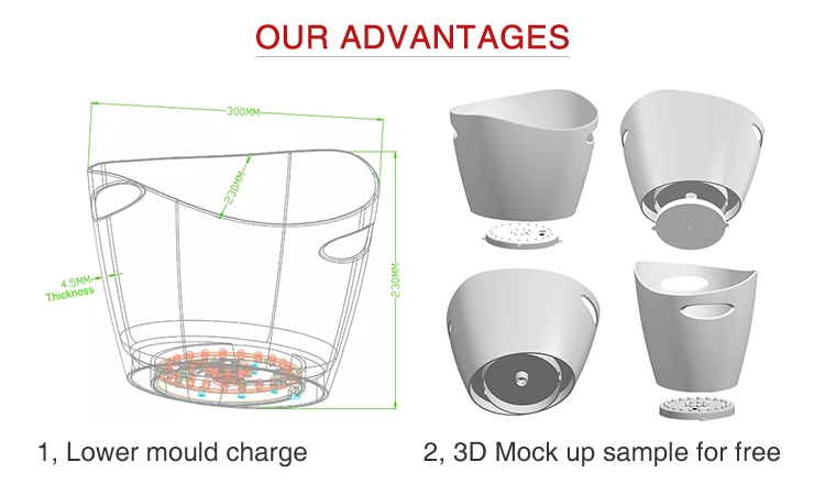 Lincond Ice Bucket with Holder - High Quality & Eco-friendly