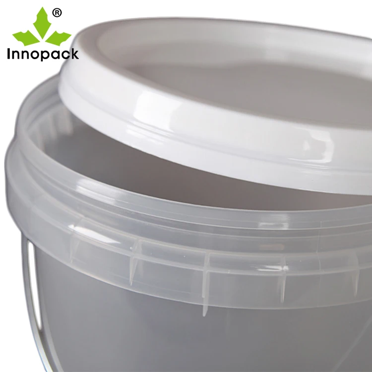 5 Gallon Transparent Clear Plastic Bucket for Food & Paint - OEM