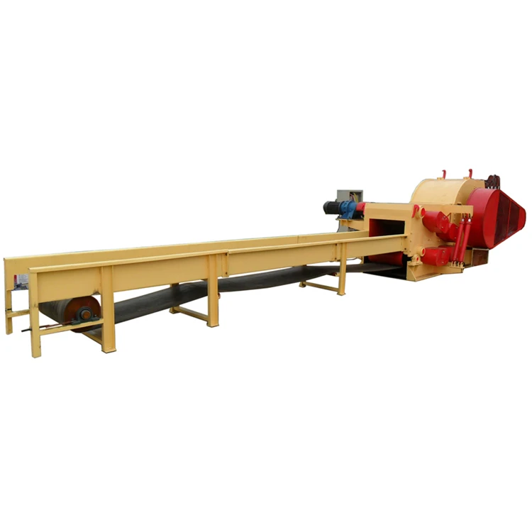 High Speed Hydraulic Wood Drum Chipper Machine Wood Scraps Chipper ...