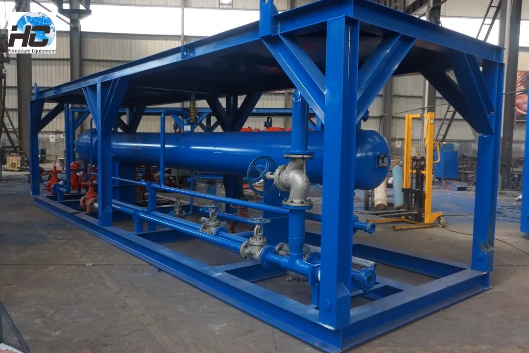 Competitive Price Skid Mounted Steam Heat Exchanger / Industrial Heat ...