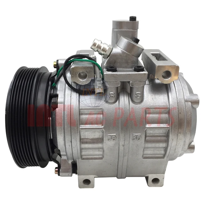Compressor de ac denso 10p30c, para toyota coaster bus microônibus ...