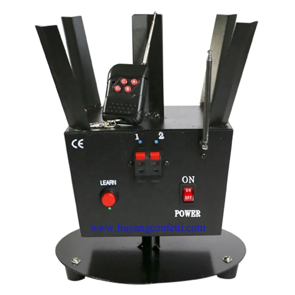 Cold Pyro Remote Control Rotating Firing Systems for Weddings