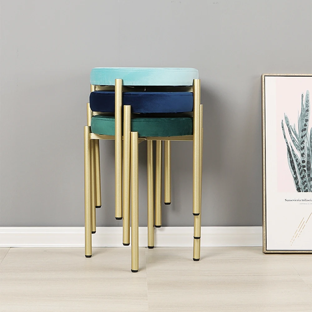 Nordic Modern Simple Light Luxury Table Stools for Living Room