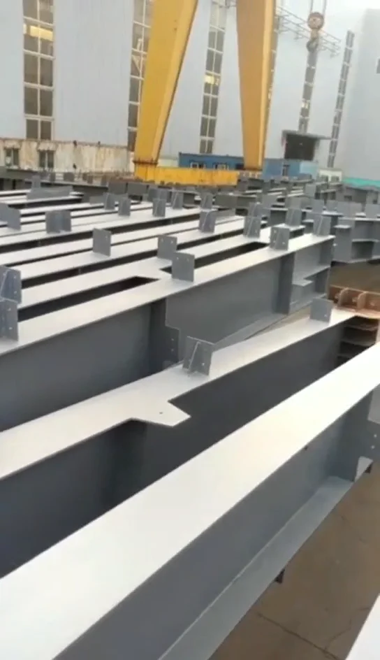 Galvanized Metal Frame Structure Prefabricated Warehouse Steel ...