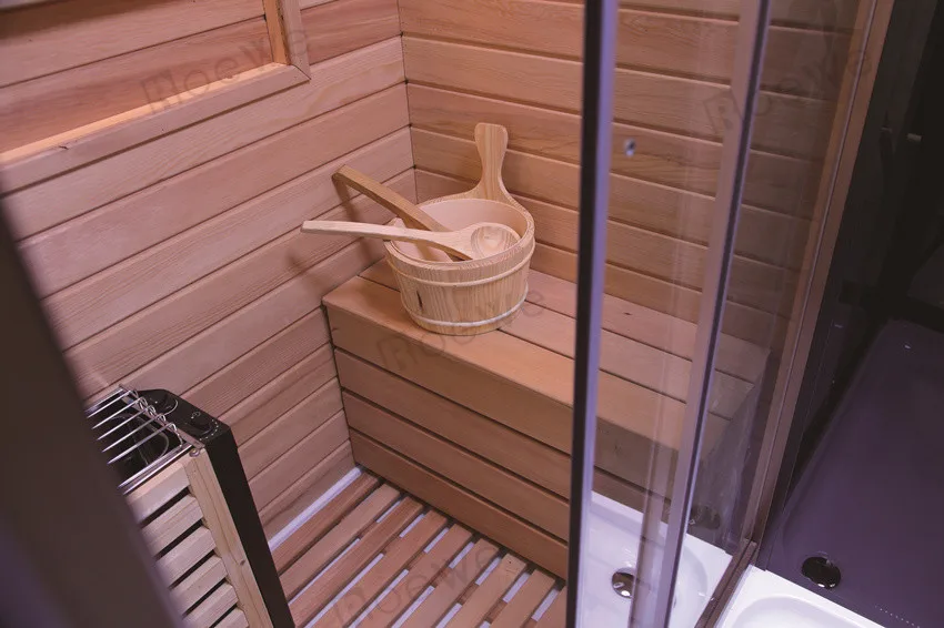 Modern Design Steam Shower Cabin Sauna,Indoor Luxury Bathroom Wooden ...