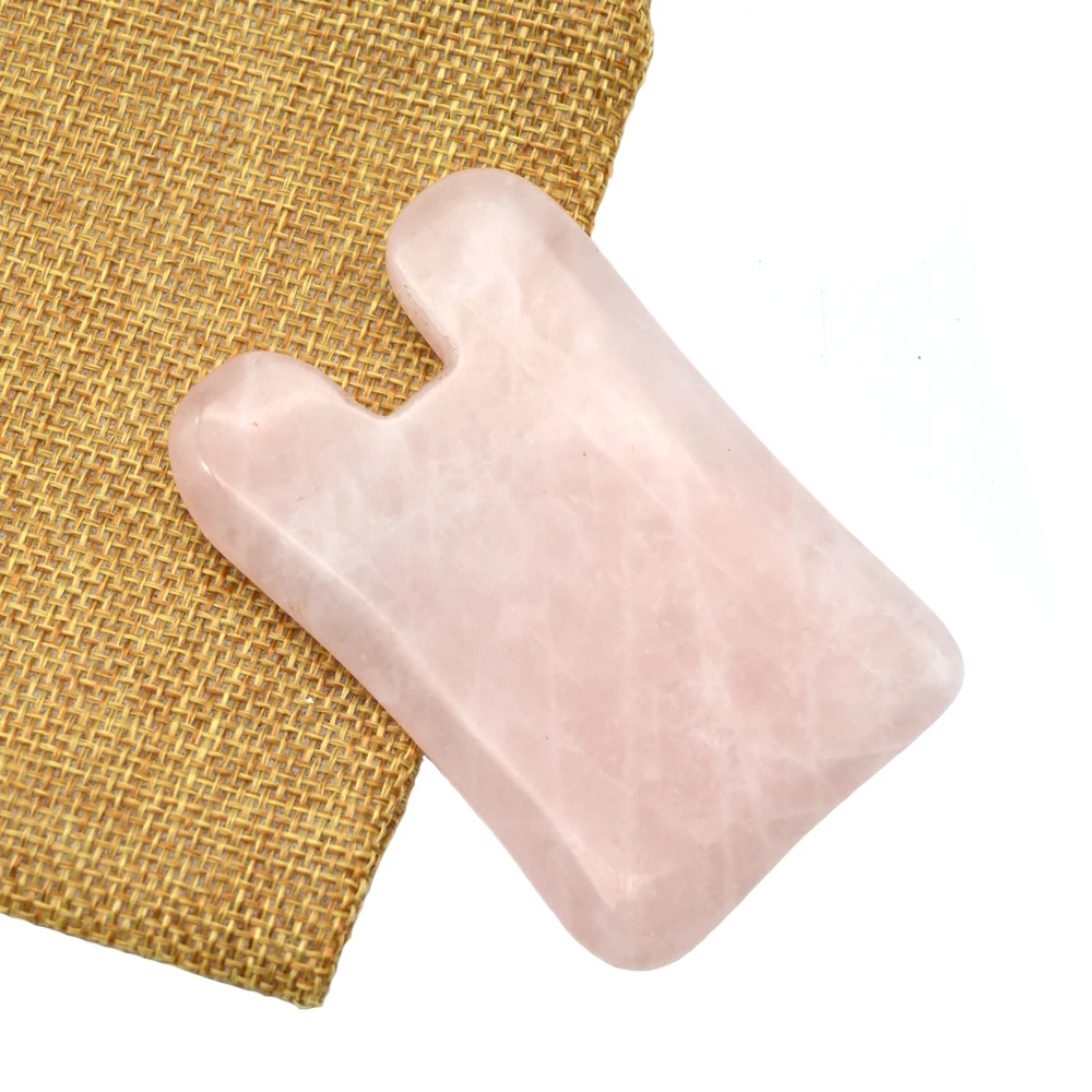 Original Gua Sha Scraping Massage Tool Pink U Shape Guasha Board Facial ...