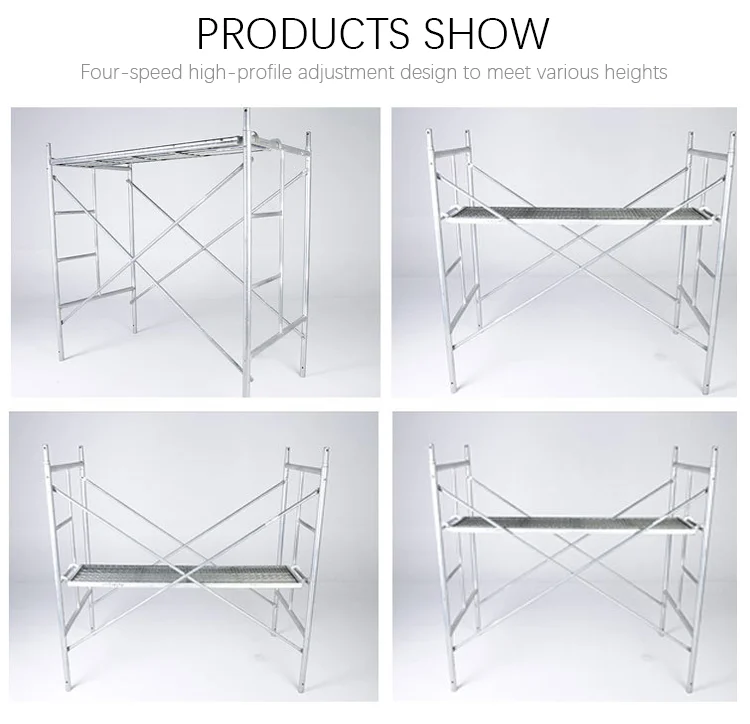 Mason Frame Scaffold Set - Mobile Aluminum Scaffolding for Construction ...