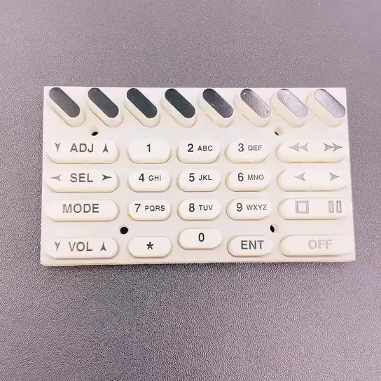 Customized Oem Silicone Rubber Keypads Button Industry Control 1 ...