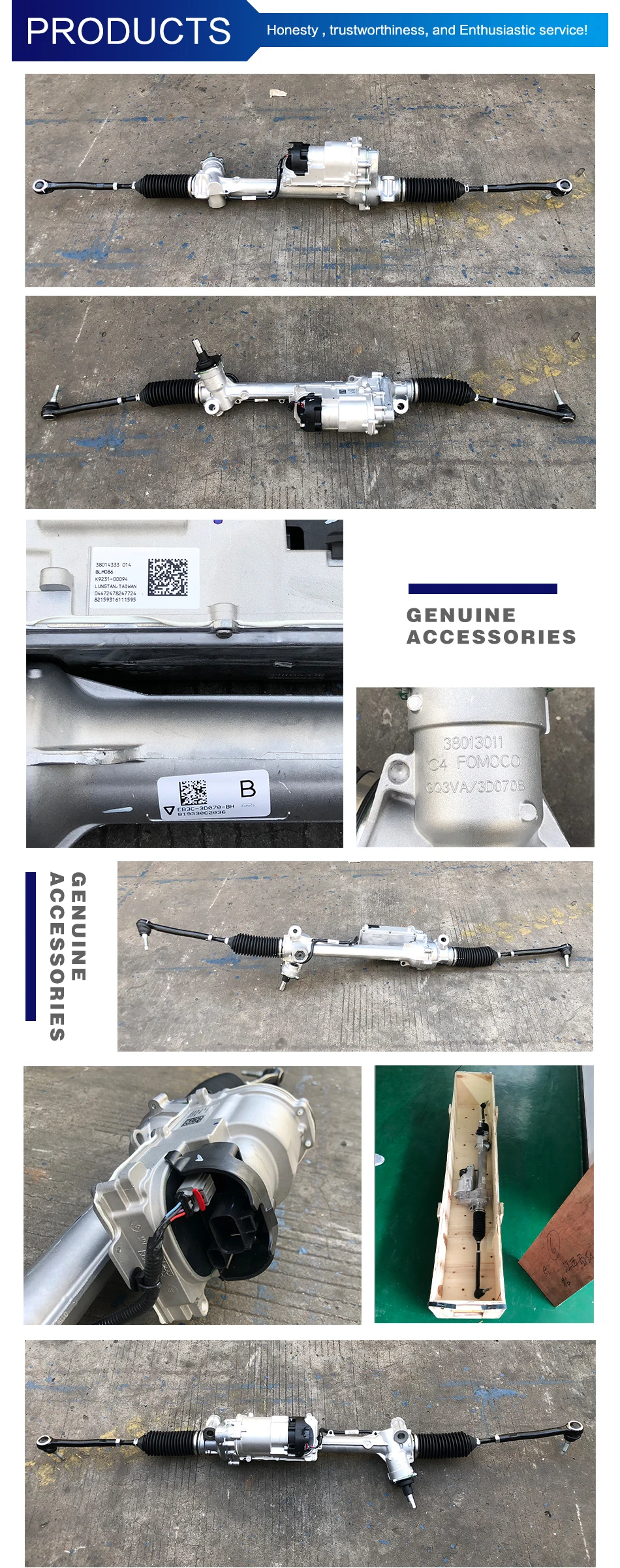 Auto Parts Steering Gear Steering Rack For Ford Ranger Everest 2329084 ...