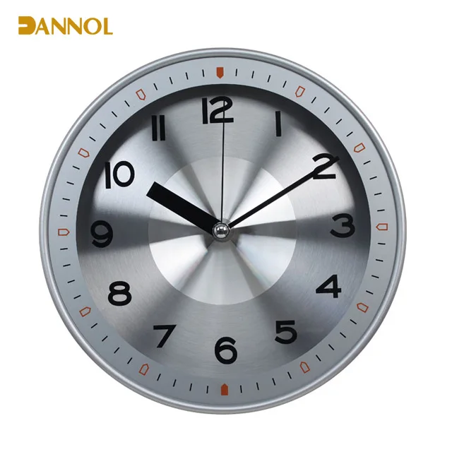 30cm Thin Frame Plastic Wall Clock With Aluminium Dial Dannol Brand ...