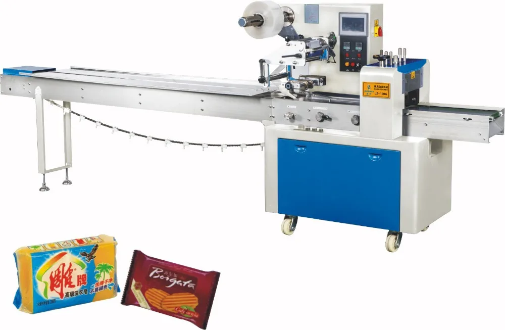Full Automatic Hot Sealing Horizontal Wrapping Machine Flow Pack ...