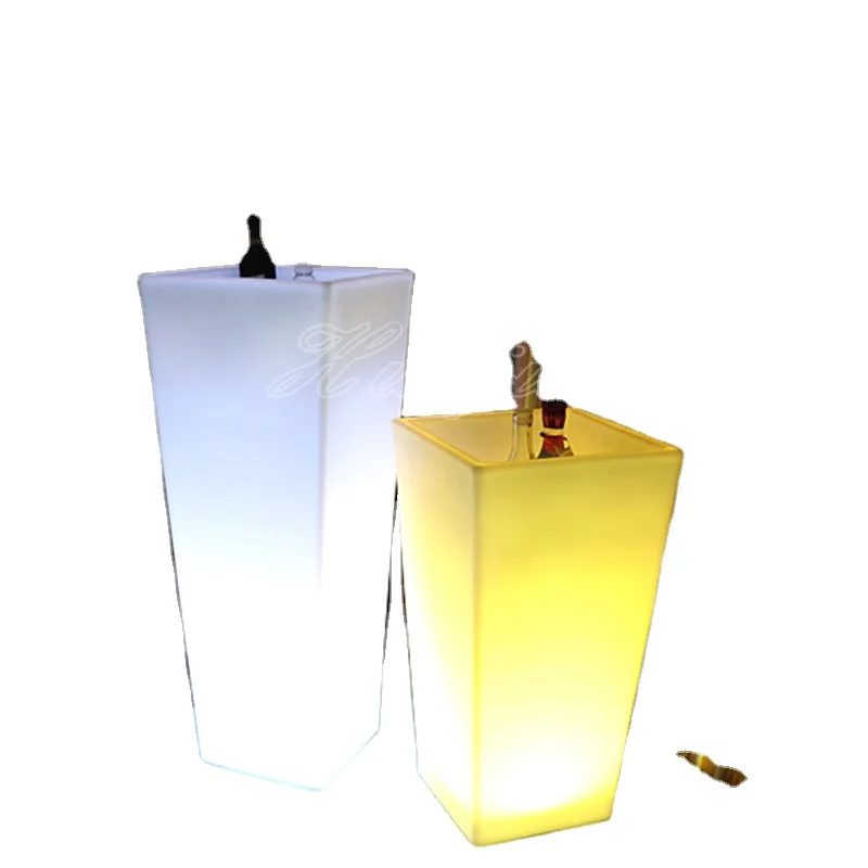 Waterproof Led Illuminated Flower Plant Pots Color Changing Led Garden ...