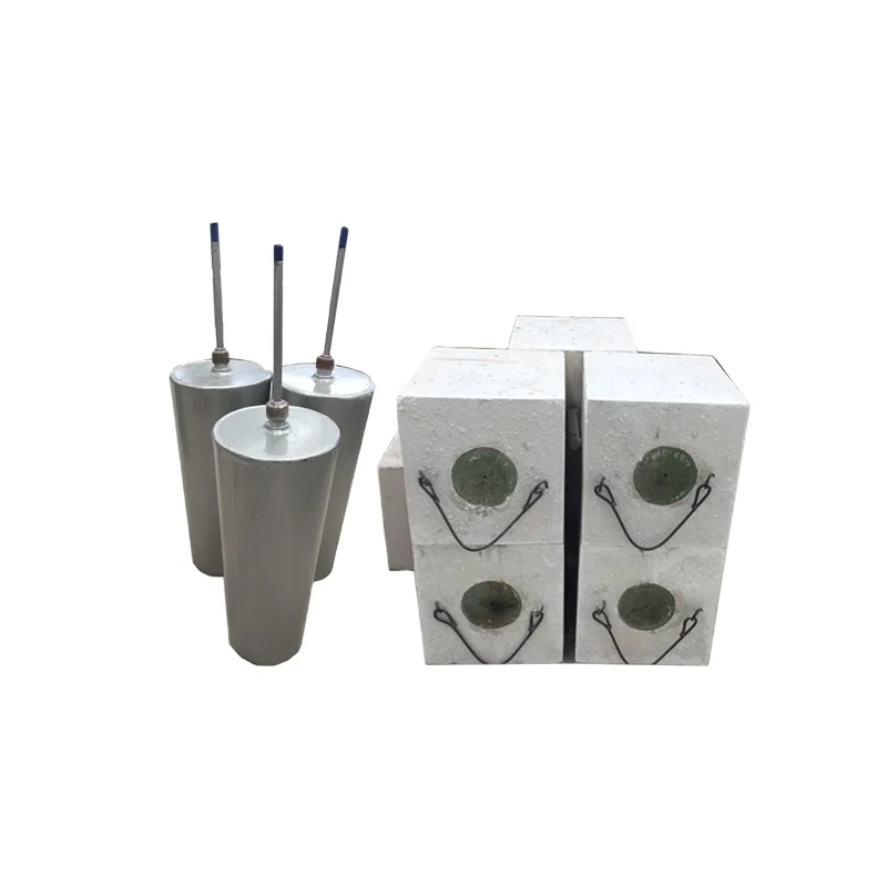 Ladle Refractory Corundum Spinel Purging Porous Plug - Buy Purging Plug ...