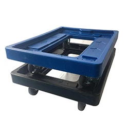 Catering Kitchen Service Plastic Food Container Moving Dolly Trolley ...