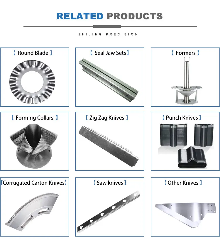 Flowing Wrapping Packaging Machine Spare Parts Anvils and Upper Knives ...