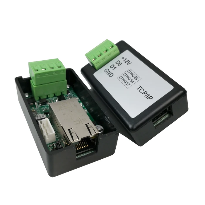 Wiegand 26/34/66 TCP/IP Ethernet RJ45 Bidirectional Data Converter