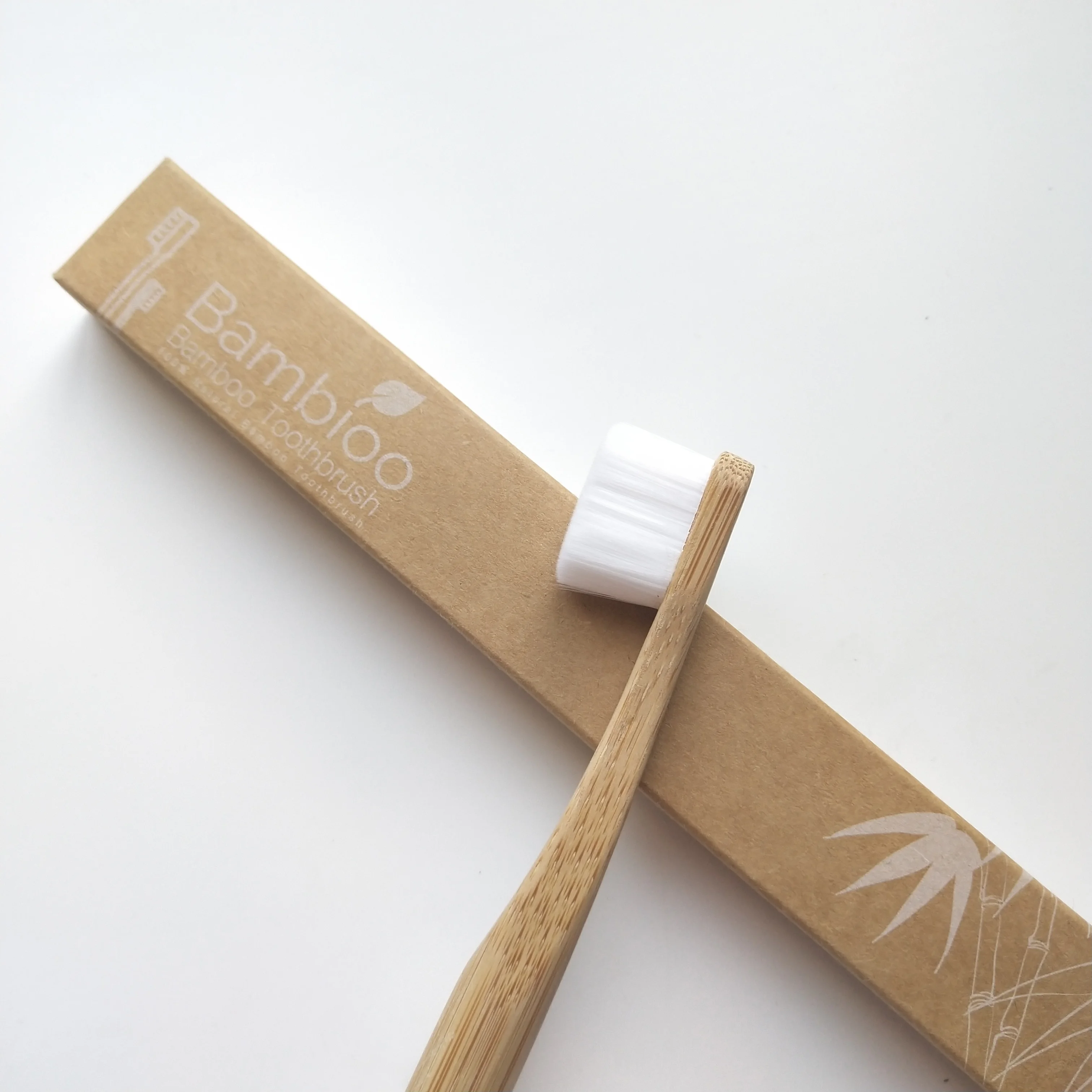 Eco-friendly Natural Bamboo Nano Toothbrush With 20000 Soft Floss ...