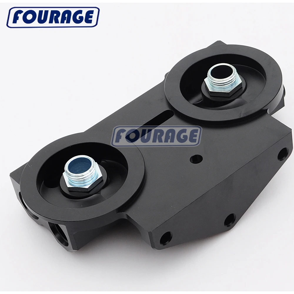 Aluminum Dual Remote Fuel Filter Base Mount - Durable & Versatile