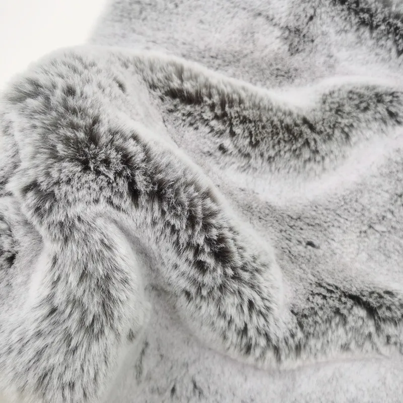 High Quality Fur Fake Custom Polyester Artificial Fur Fabric Imitation ...