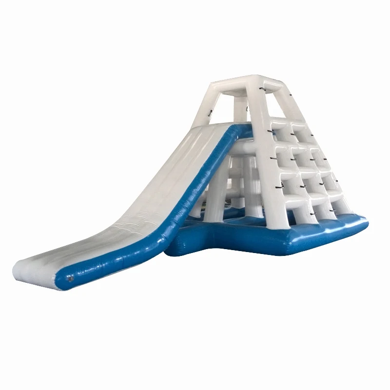 Inflatable Floating Water Park - Triangle Trampoline Slide