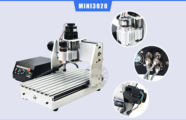 DIY CNC Router 3 Axis 3040 - Mini Desktop Milling Machine