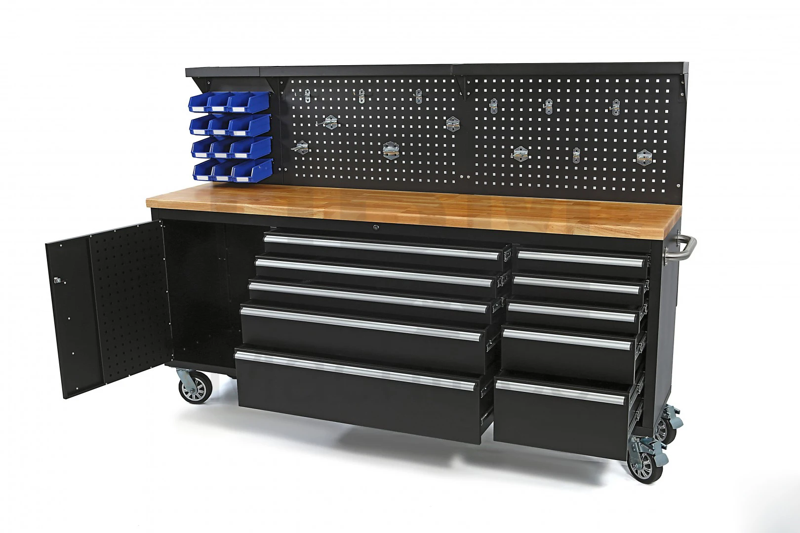 Kinbox Tool Trolley / Workbench With Worktop/tools Box Set Mechanic For ...