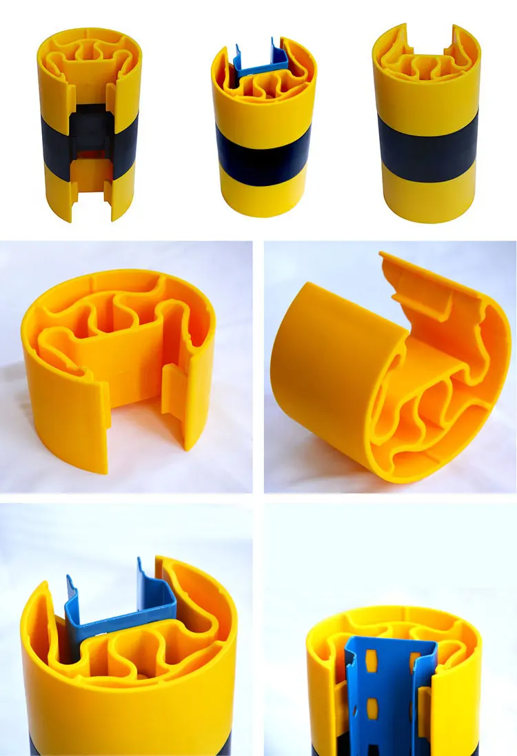 Warehouse Pallet Rack Upright Corner Protector Plastic Rack Post Guard ...