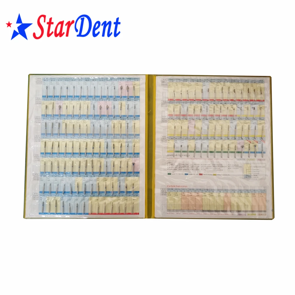 Free Dental Bur Samples - High Speed Diamond Burs Book