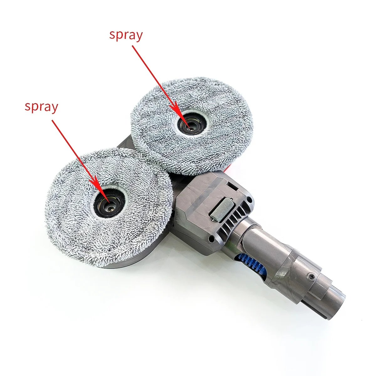 Electric Wet Dry Vacuum Cleaner Spray Mop Floor Cleaning Brush For ...