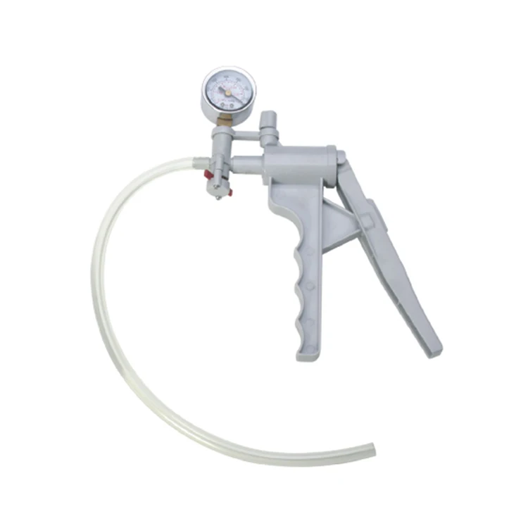 Kelsun Hand Operated Vacuum Pump with Gauge for Lab Use
