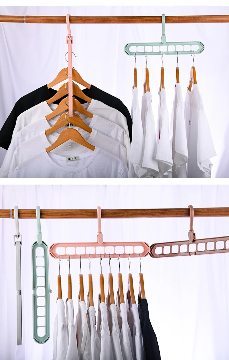 Multipurpose Multiple Space Saving Storage Hangers Rotating ...