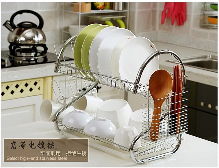 Stainless Steel Bowl Storage Rack - Efficient Kitchen Organization