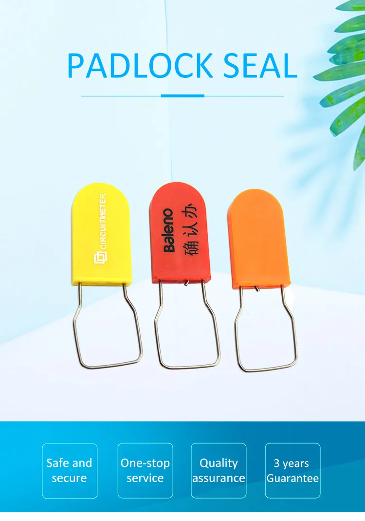 Tamper Proof Seal Temper Evident Wire Padlock Seals Metal Plastic ...