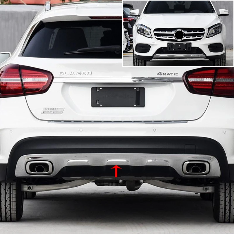 Factory Direct Sale W156 Chrome Plastic Car Bumper Protector For 2017 ...