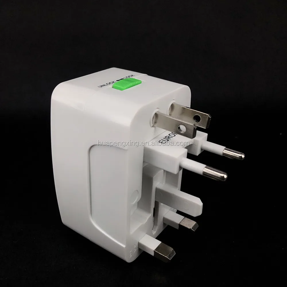 All In One Universal Socket Dual Usb Adapter Plug Ac Power Charger ...