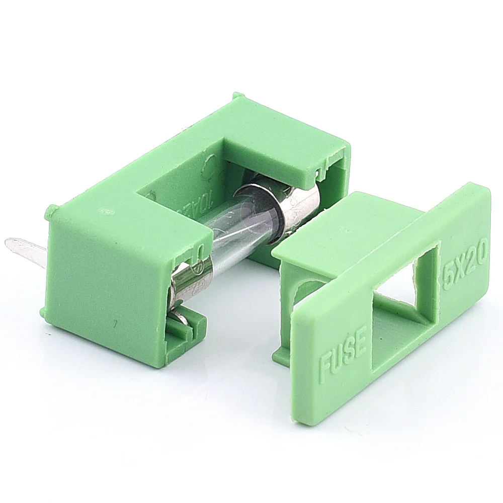 5x20mm 10a 250v Micro Electronic Fuse Box Pcb Mount Terminal Fuse ...