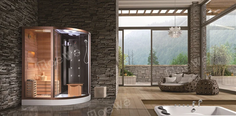 Modern Luxury Steam Sauna Shower Room - 3KW Solid Wood, OEM | Wholesale