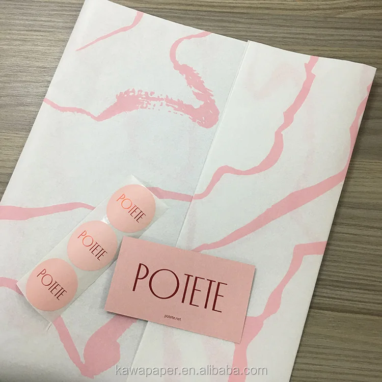 Custom Printed Logo Gift Wrapping Paper - Clothing Tissue