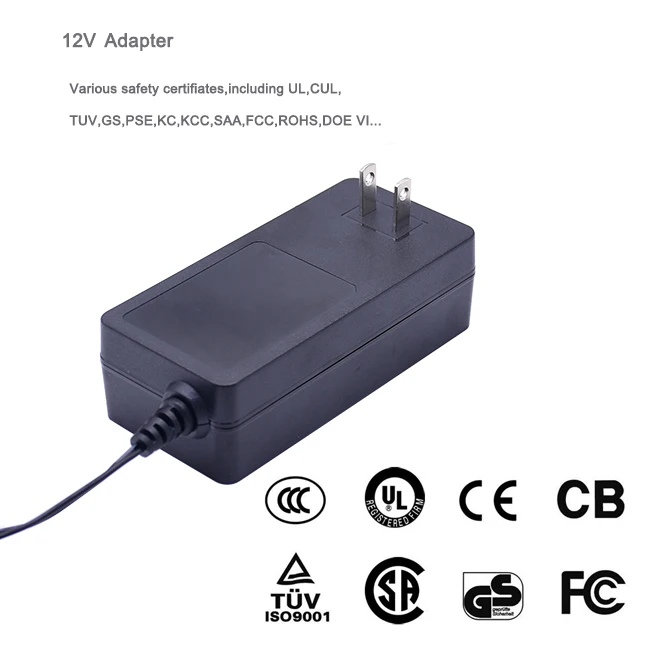 Universal Wall Mounted Ac To Dc Power Adapter 100-240v Input To 12v 60w ...