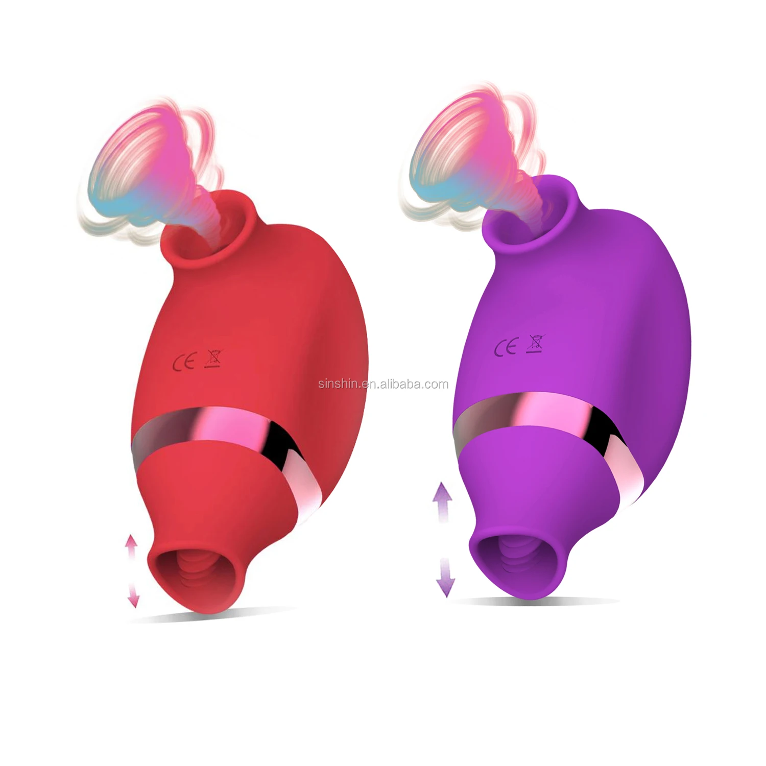 Oem Tongue Licking Vibrator Clitorical Sucking Vibrator 7 Intense
