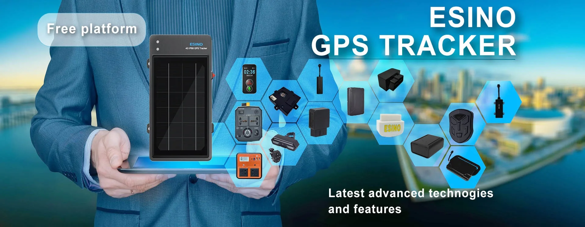 Shenzhen Esino Technology Ltd. - GPS Tracker/IP68 Boat Solar GPS ...